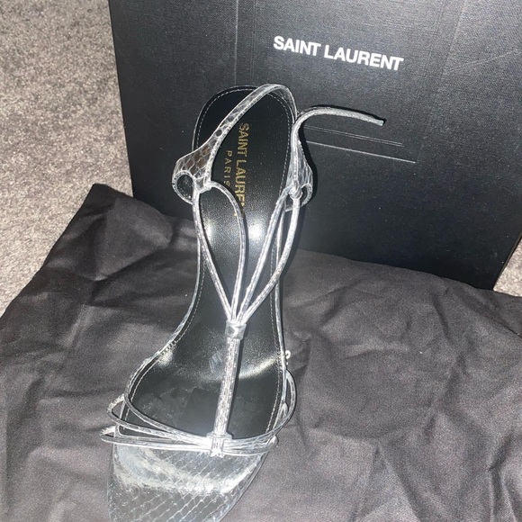 Yves Saint Laurent | Shoes | Ysl Metalic Slingback Size 4 | Poshmark